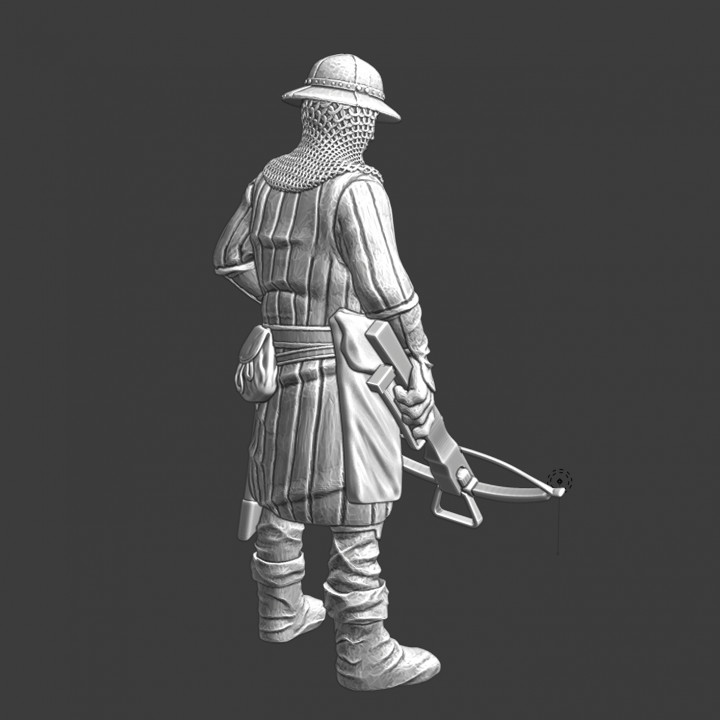 3D Printable Medieval crossbowman - preparing by Northern Crusades ...