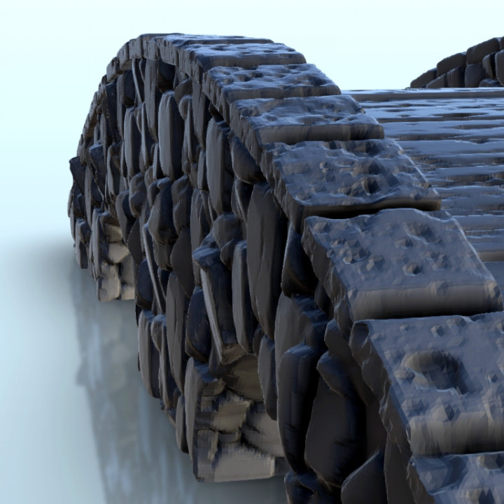 3D Printable Large stone bridge - Hobbit medieval scenery terrain ...