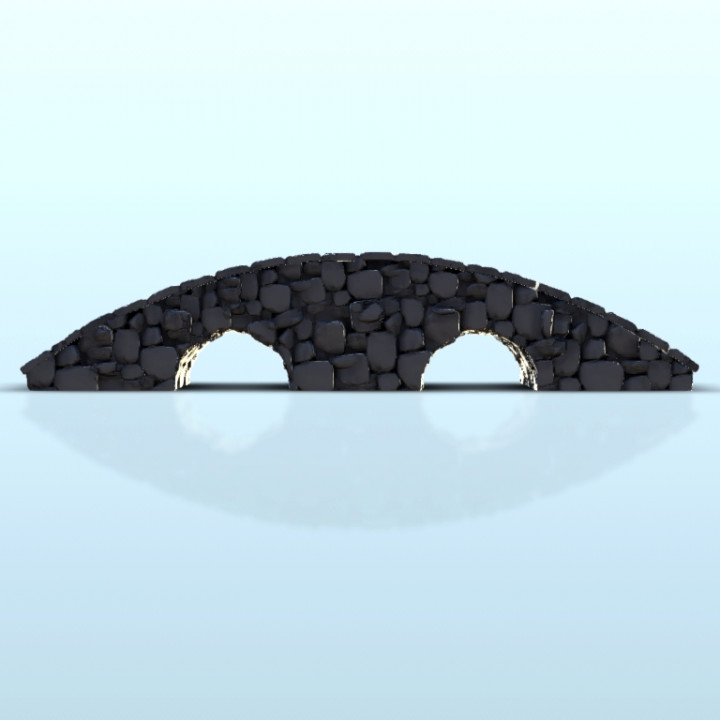 3D Printable Large stone bridge - Hobbit medieval scenery terrain ...