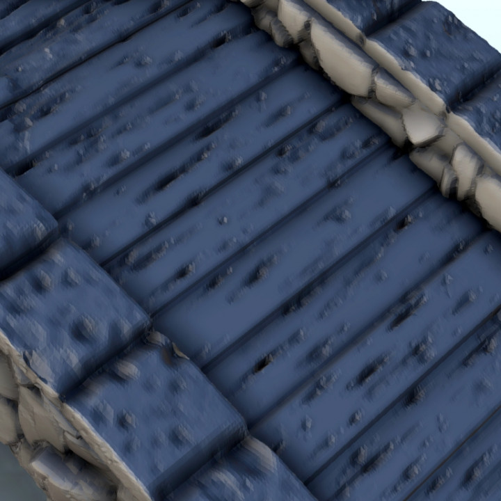 3D Printable Large stone bridge - Hobbit medieval scenery terrain ...