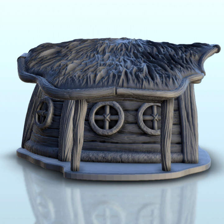 3D Printable Small hobbit hole 6 - Hobbit medieval scenery terrain ...