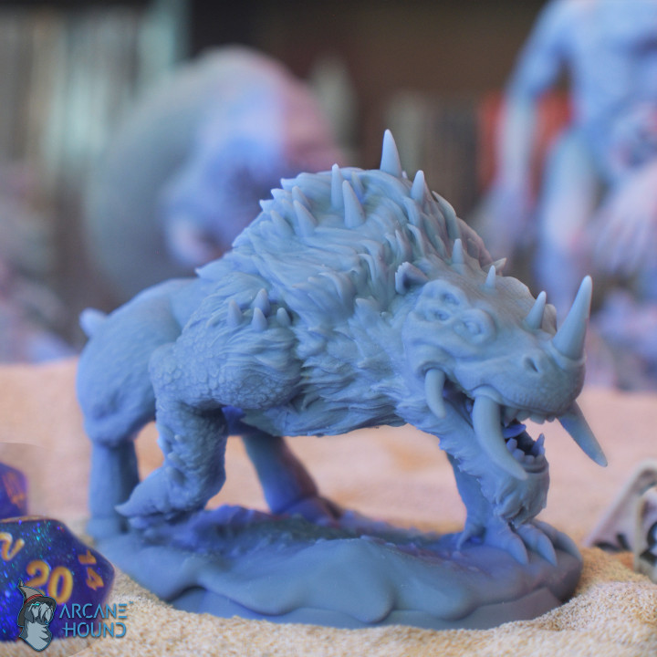 3D Printable Corrupted Beast - Pre-Supported by Arcane Hound
