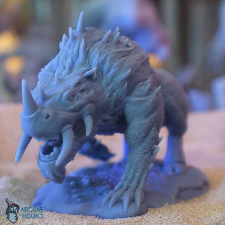 3D Printable Corrupted Beast - Pre-Supported by Arcane Hound