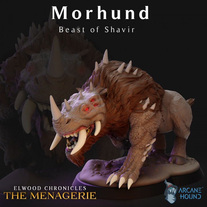 3D Printable Corrupted Beast - Pre-Supported by Arcane Hound