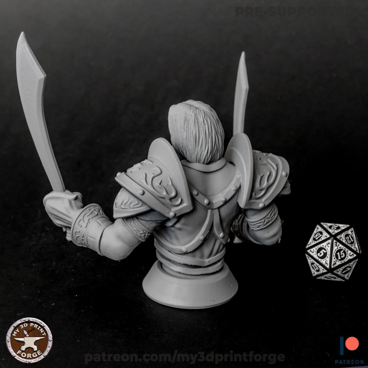 3D Printable Pirate Captain BUST by My3DPrintForge