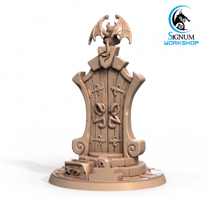 3D Printable Dormant Mimic Door by Signum Workshop