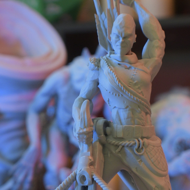 3D Printable Stone Giant Archer - Support Free by Arcane Hound