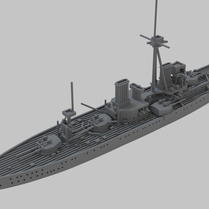 3D Printable HMS Dreadnought Battleship by Lee McColl