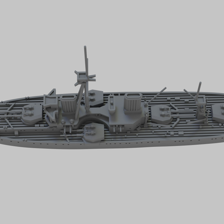 3D Printable HMS Dreadnought Battleship by Lee McColl
