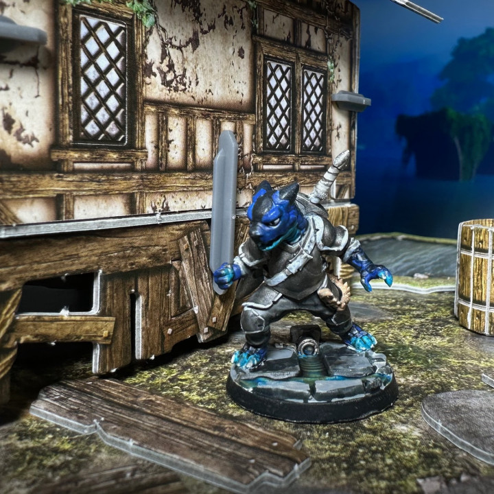 3D Print of Puck the Adventurer Base by Cinimart