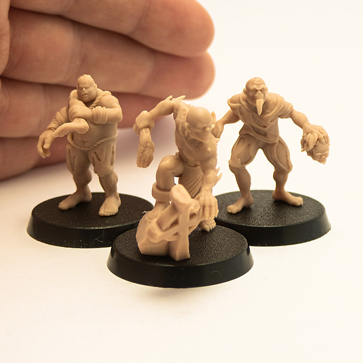 3D Printable Ghouls - The Army of Hunger by Zabavka Workshop