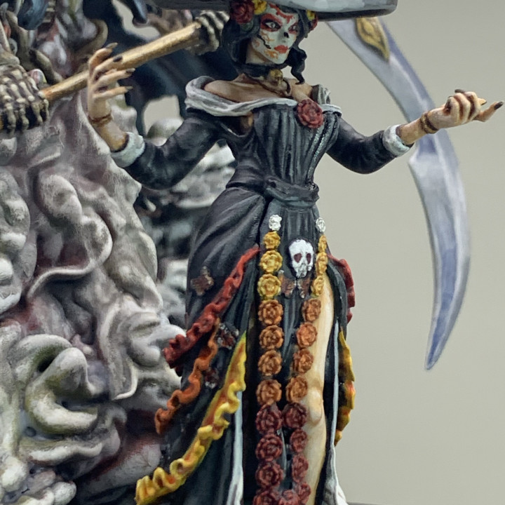 3D Print of Countess Florentina - Dia de Muertos Catrina+Reaper by ...