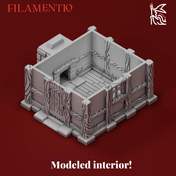 3D Printable Tiny House by Filamentio