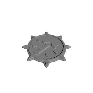 3D Printable Hammer Token by Simon Back
