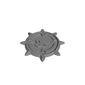 3D Printable Shield Token by Simon Back