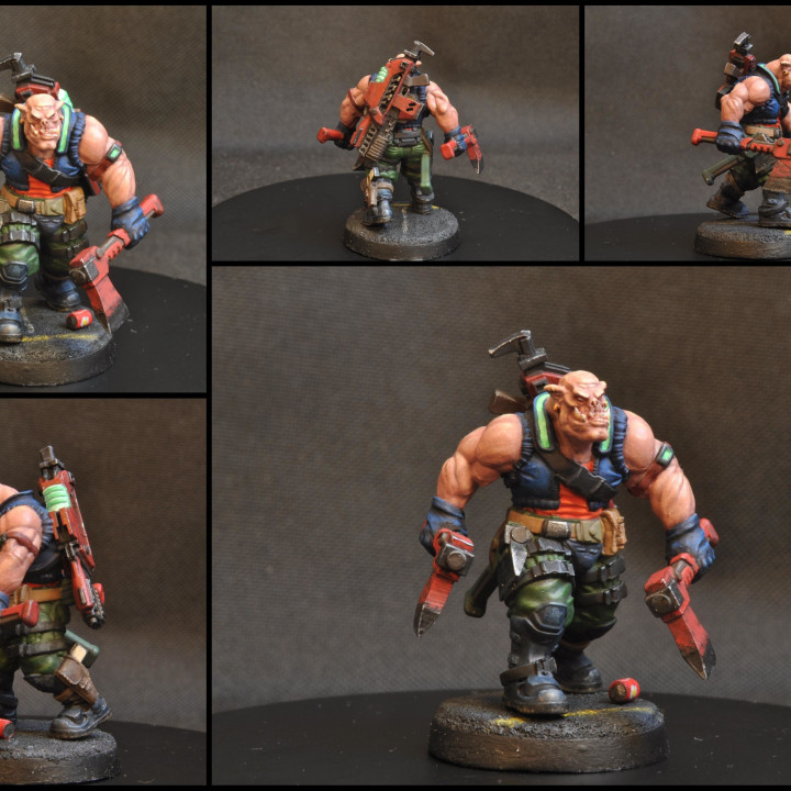 3D Print of UGOK REBEL AXE MASTER by GrumpyKaiman