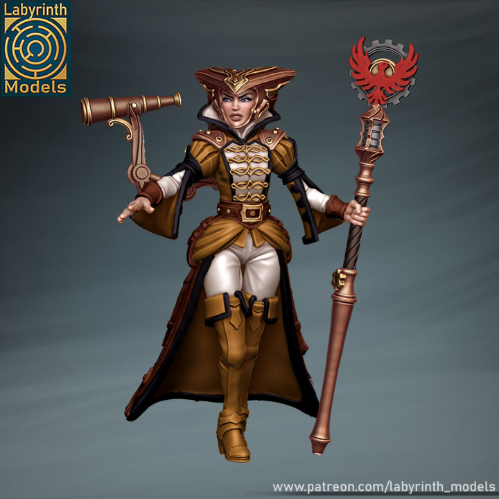 3D Printable Magitek Mage Engineer - 28mm and 32mm scale by Labyrinth ...