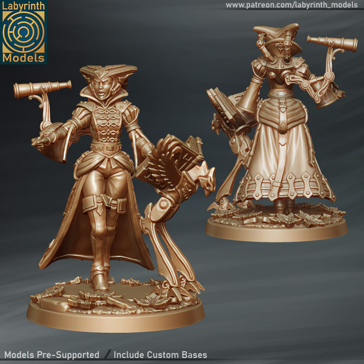 3D Printable Magitek Mage Engineer - 28mm and 32mm scale by Labyrinth ...