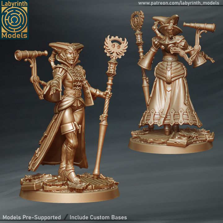 3D Printable Magitek Mage Engineer - 28mm and 32mm scale by Labyrinth ...