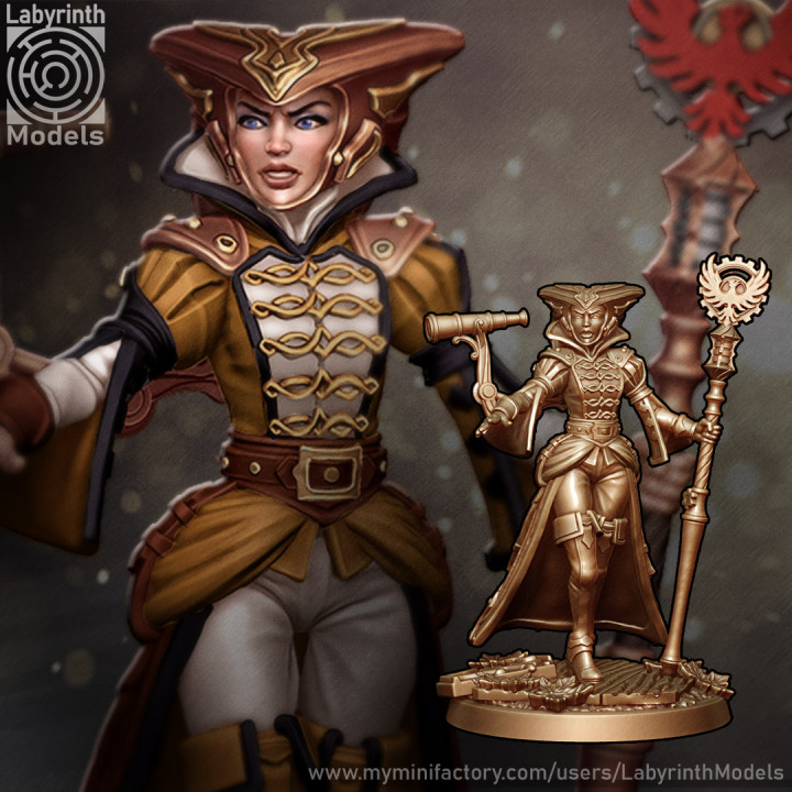 3D Printable Magitek Mage Engineer - 28mm and 32mm scale by Labyrinth ...