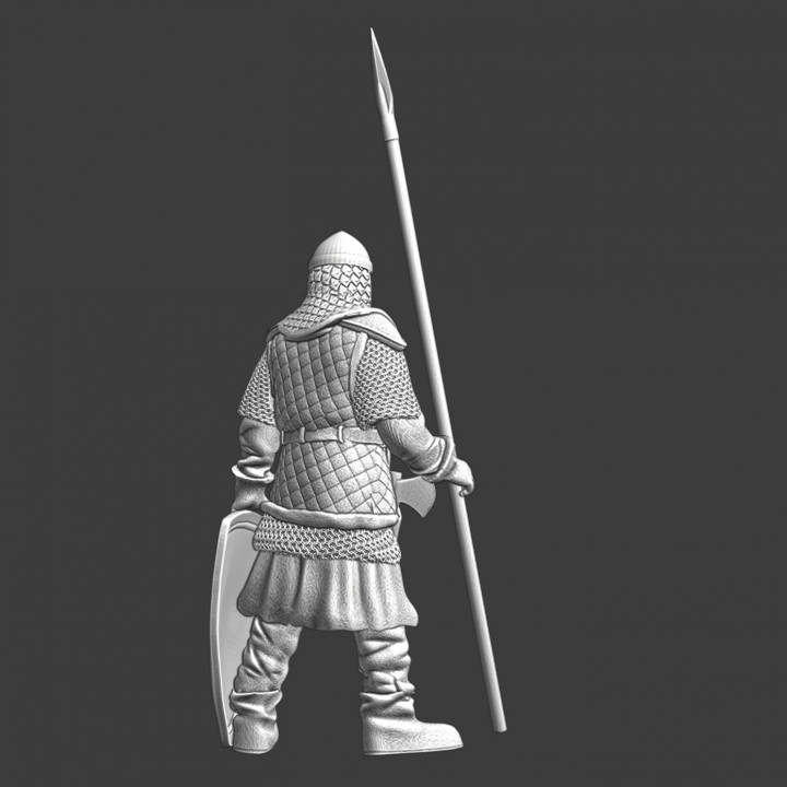 3D Printable Medieval Slavic Guard by Northern Crusades Miniatures