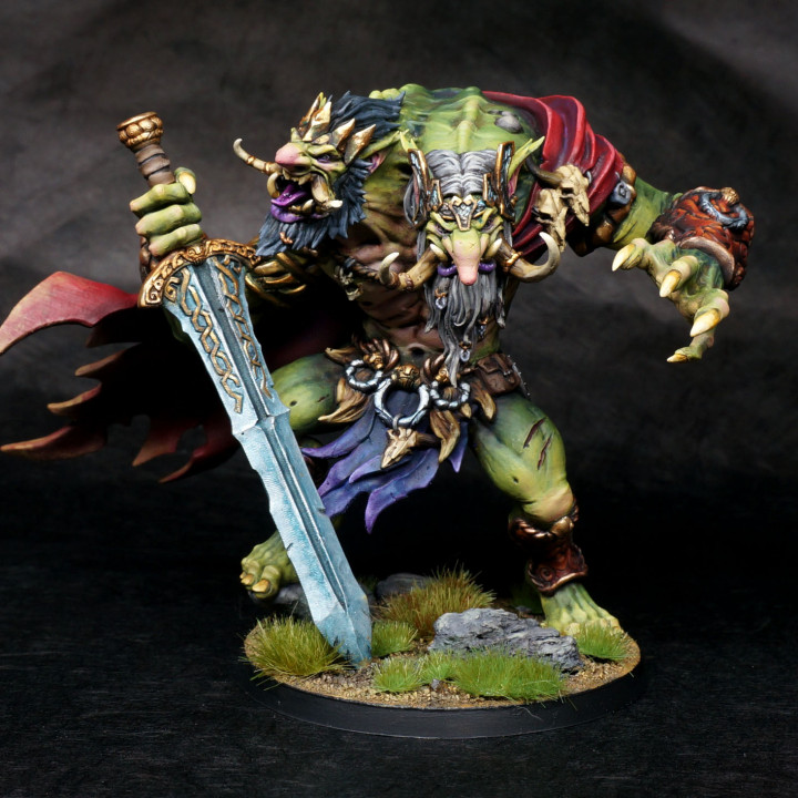 3D Print of Drungvandel, the Troll King - Svartwood Trolls Epic Boss by ...