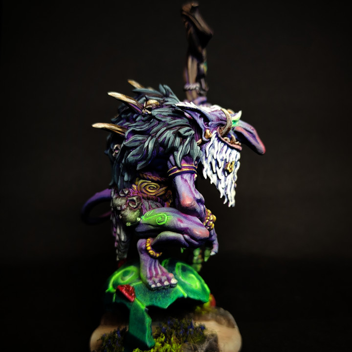 3D Print of Gammelgren the Elder - Svartwood Troll Hero by leorinaldi