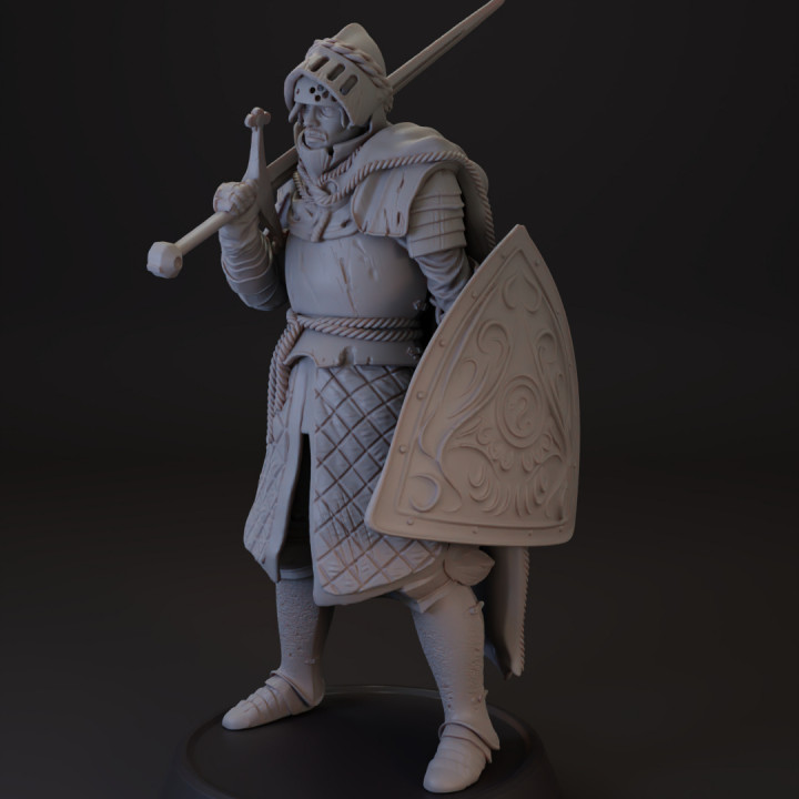 3D Printable Knight by realsteone miniatures