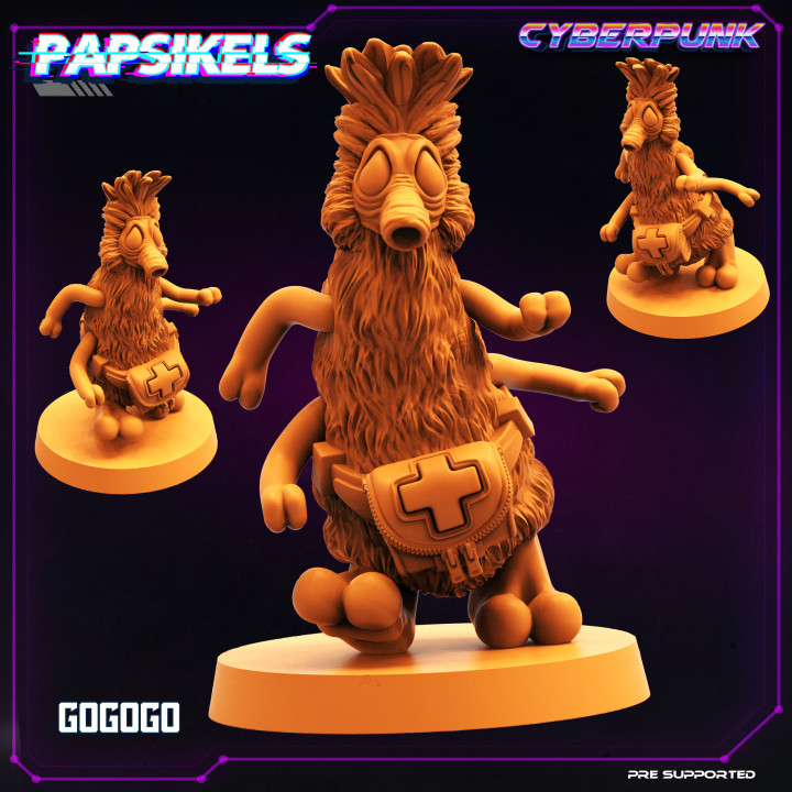 3D Printable GOGOGO by PAPSIKELS MINIATURES