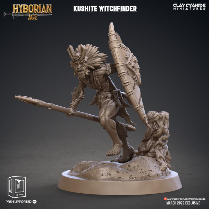 3D Printable Kushite Witchfinders by Clay Cyanide Miniatures