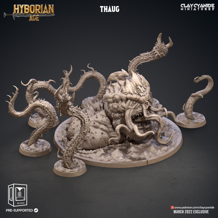 3D Printable Thaug by Clay Cyanide Miniatures