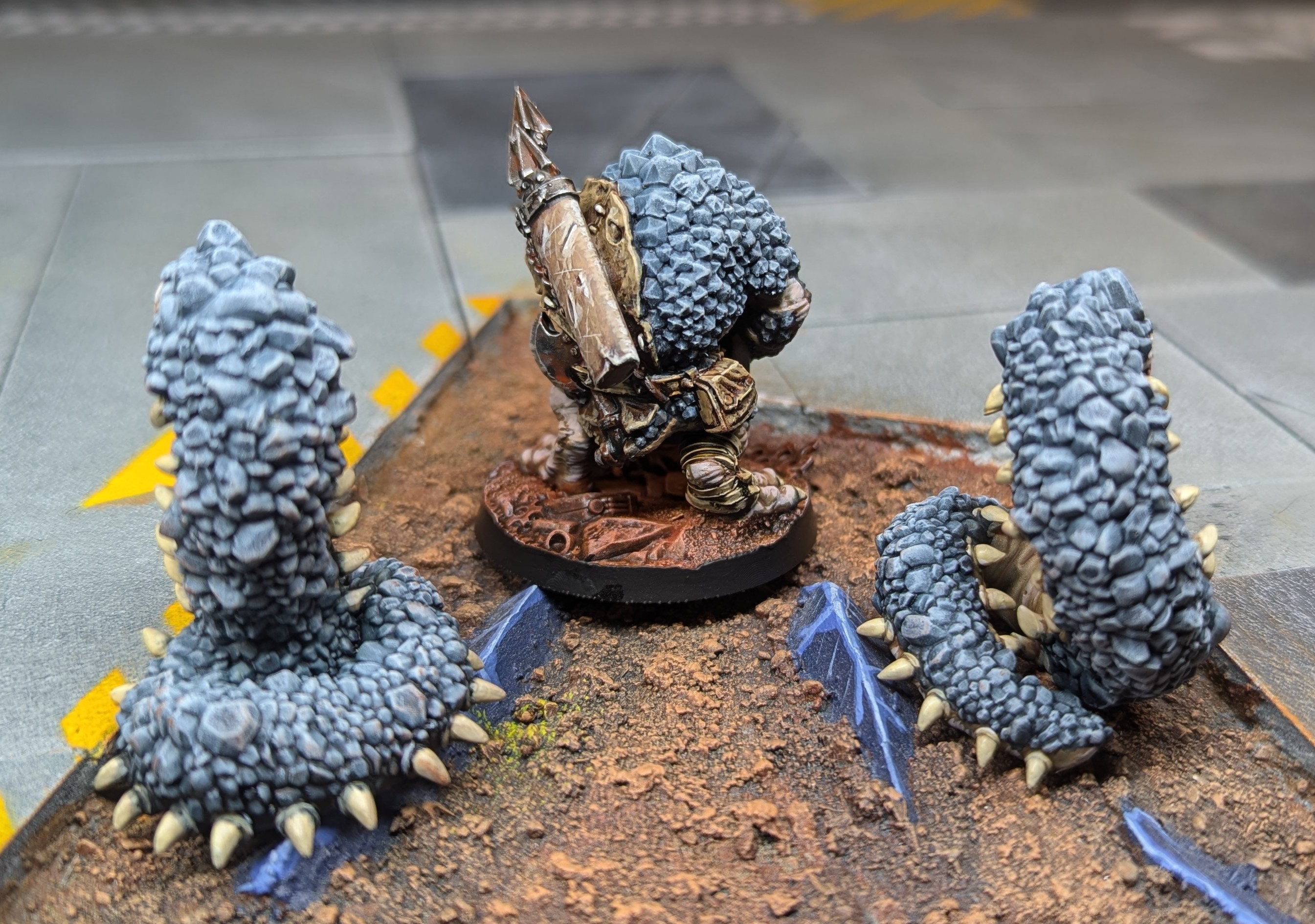 3D Printable Big crusty lizard mutant #1 by Imitation of Life Miniatures