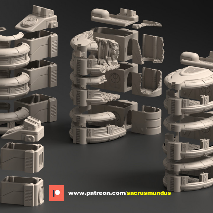 3D Printable Talussa Prime. Shattered by Conflict 3D Printing Designs ...