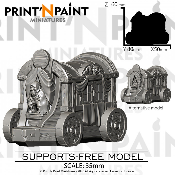 3D Printable Artistic Caravan by Leonardo Escovar