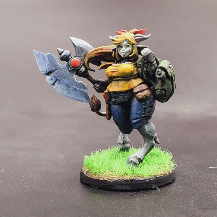 3D Print of Belle, the Holstaur Fighter by ninjadebugger