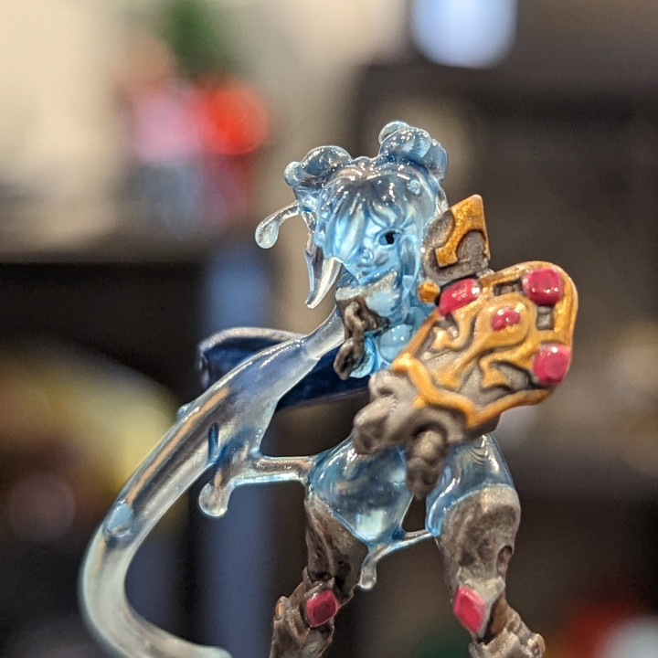 3D Print of Jam, the Slime Fighter by sharkzooka