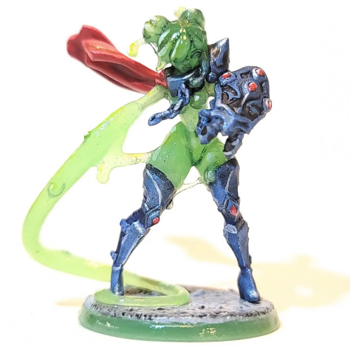 3D Print of Jam, the Slime Fighter by mightpup