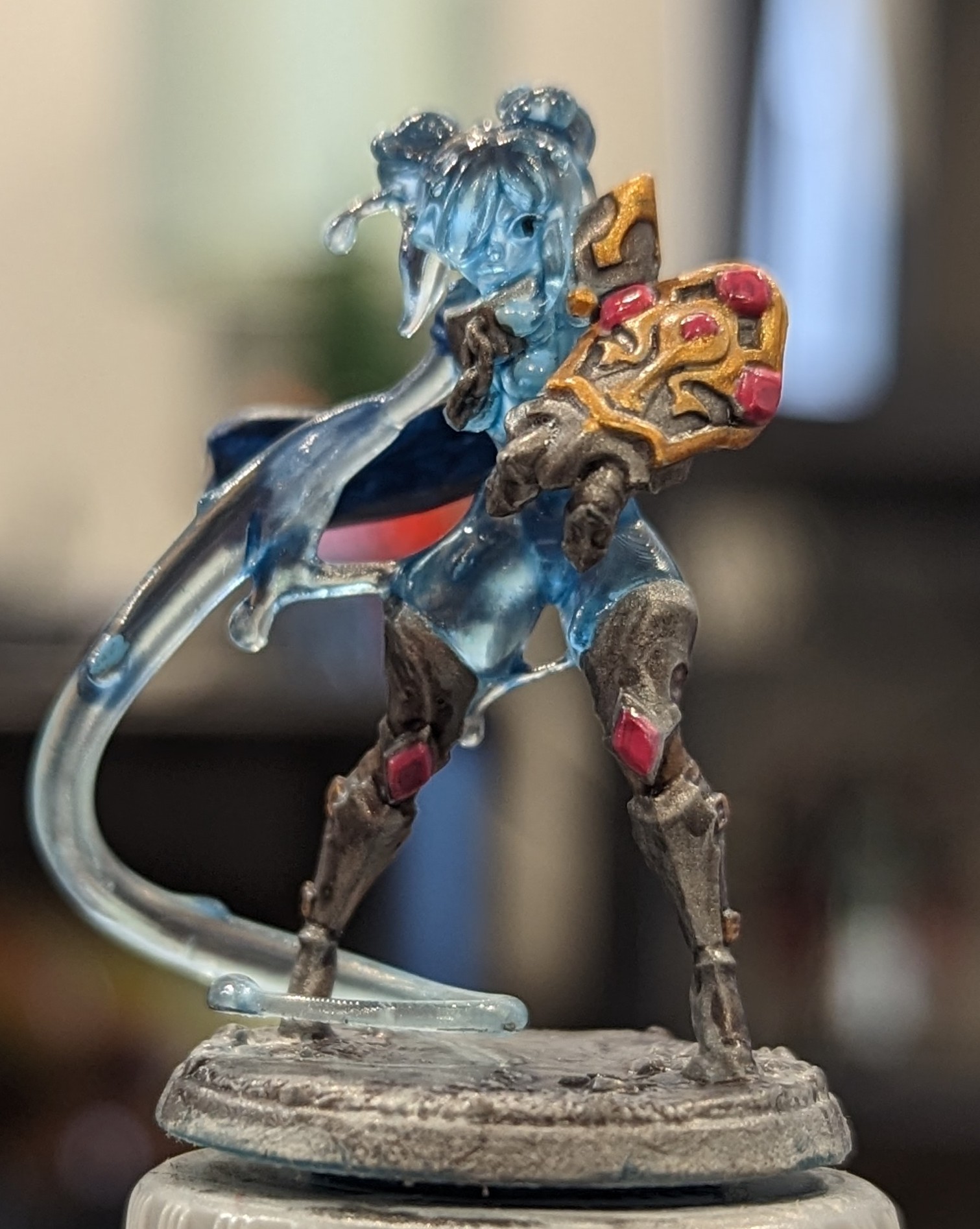 3D Printable Jam, the Slime Fighter by Twin Goddess Miniatures