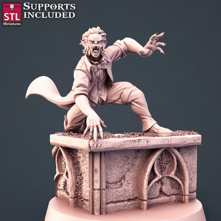 3D Printable Vampire Set by STL Miniatures