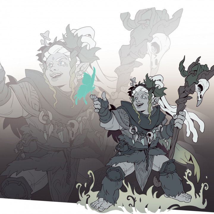 3D Printable Halflings Pack by Bite the Bullet