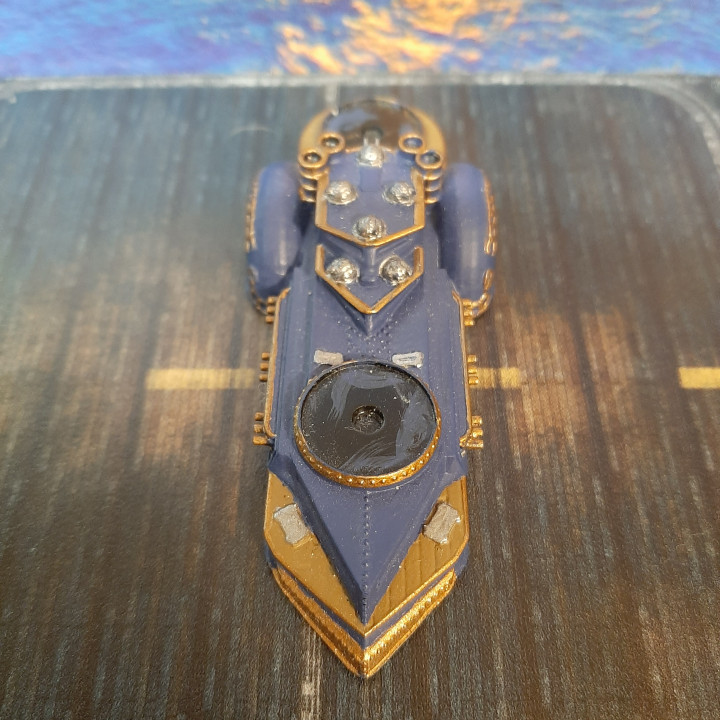 3D Printable Paddle Boat demi-Battleship: Gold Standard Gen 1 by sean ...