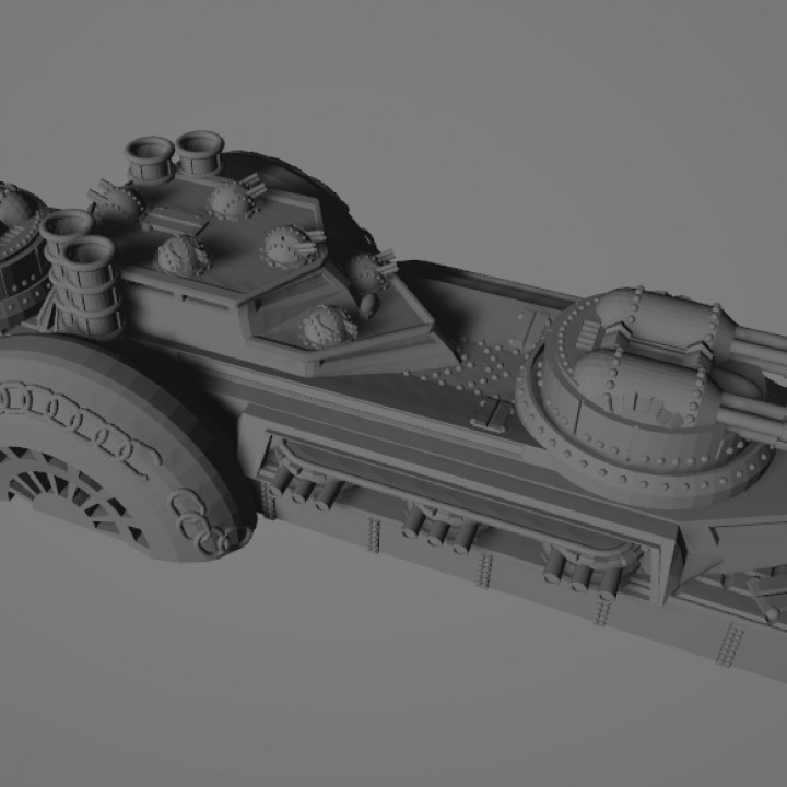 3D Printable Paddle Boat demi-Battleship: Gold Standard Gen 1 by sean ...