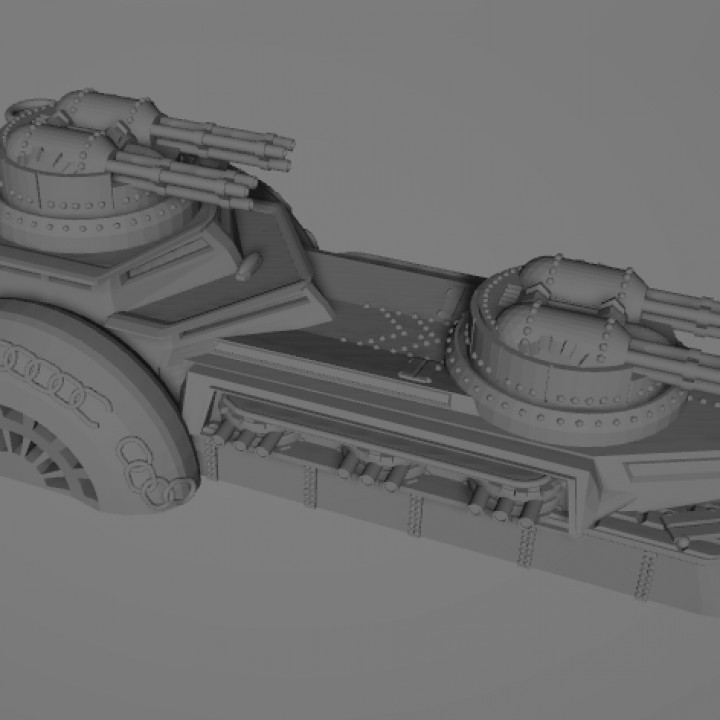 3D Printable Paddle Boat demi-Battleship: Gold Standard Gen 1 by sean ...