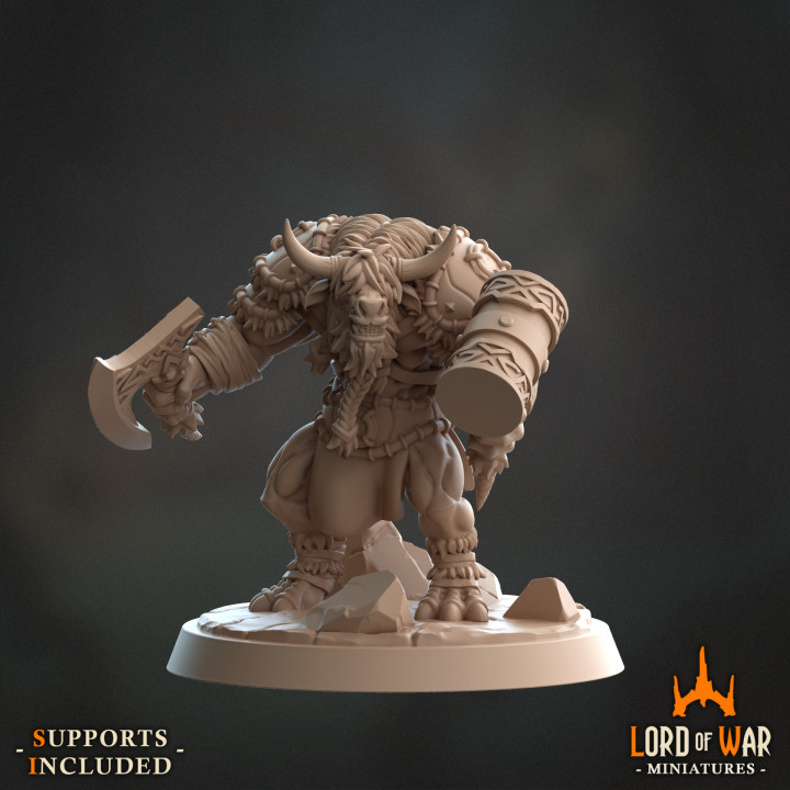 3D Printable COMPLETE Moutain Walker Minotaur Army Bundle (Presupported ...