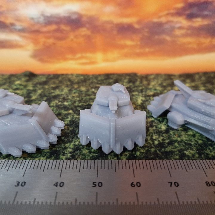 3D Printable Alaskan Republic Tank set by sean lathrop