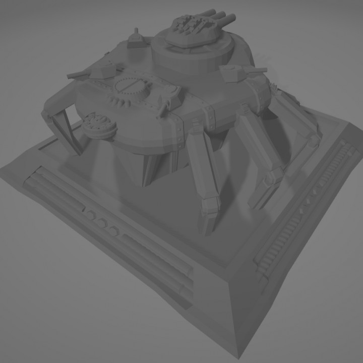 3D Printable Alaskan Republic Walker: King Crab by sean lathrop