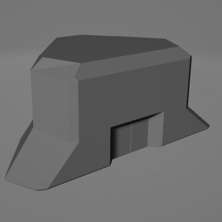 3D Printable Bunker terrain set by sean lathrop