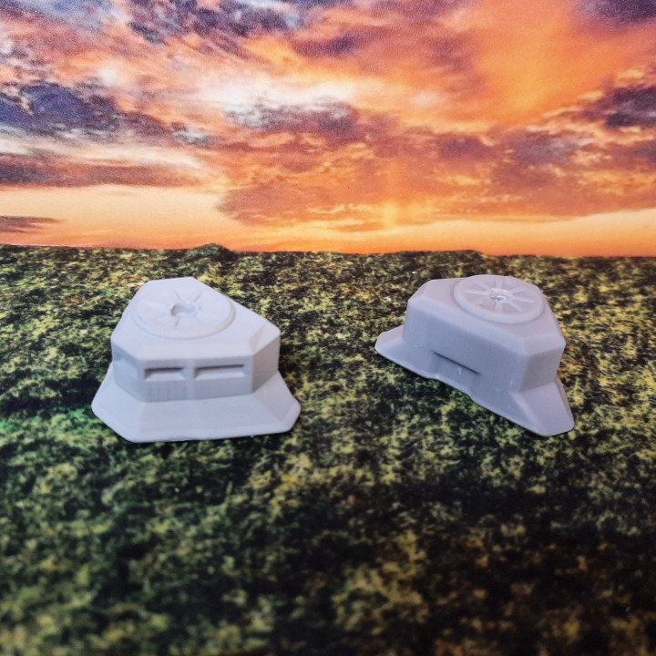 3D Printable Bunker terrain set by sean lathrop