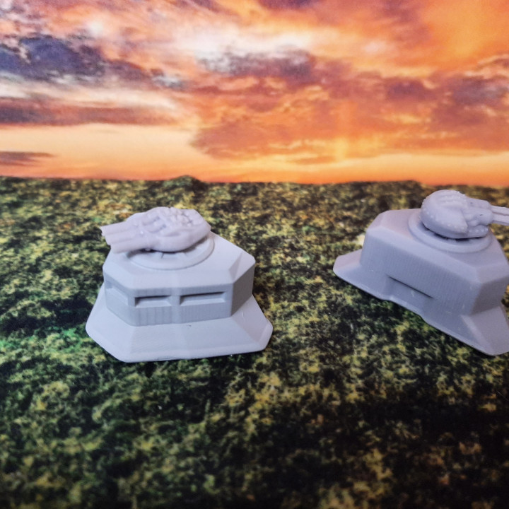 3D Printable Bunker terrain set by sean lathrop