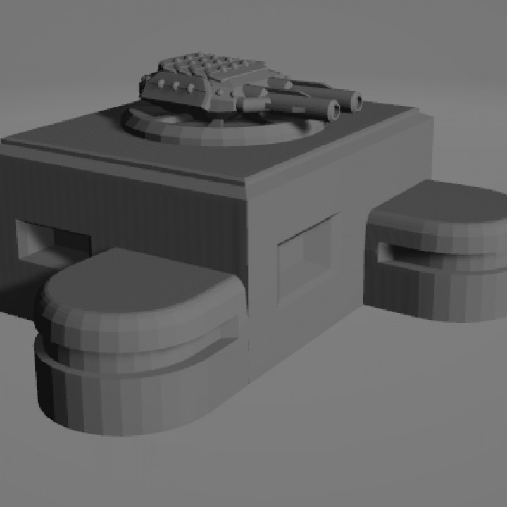 3D Printable Bunker terrain set by sean lathrop